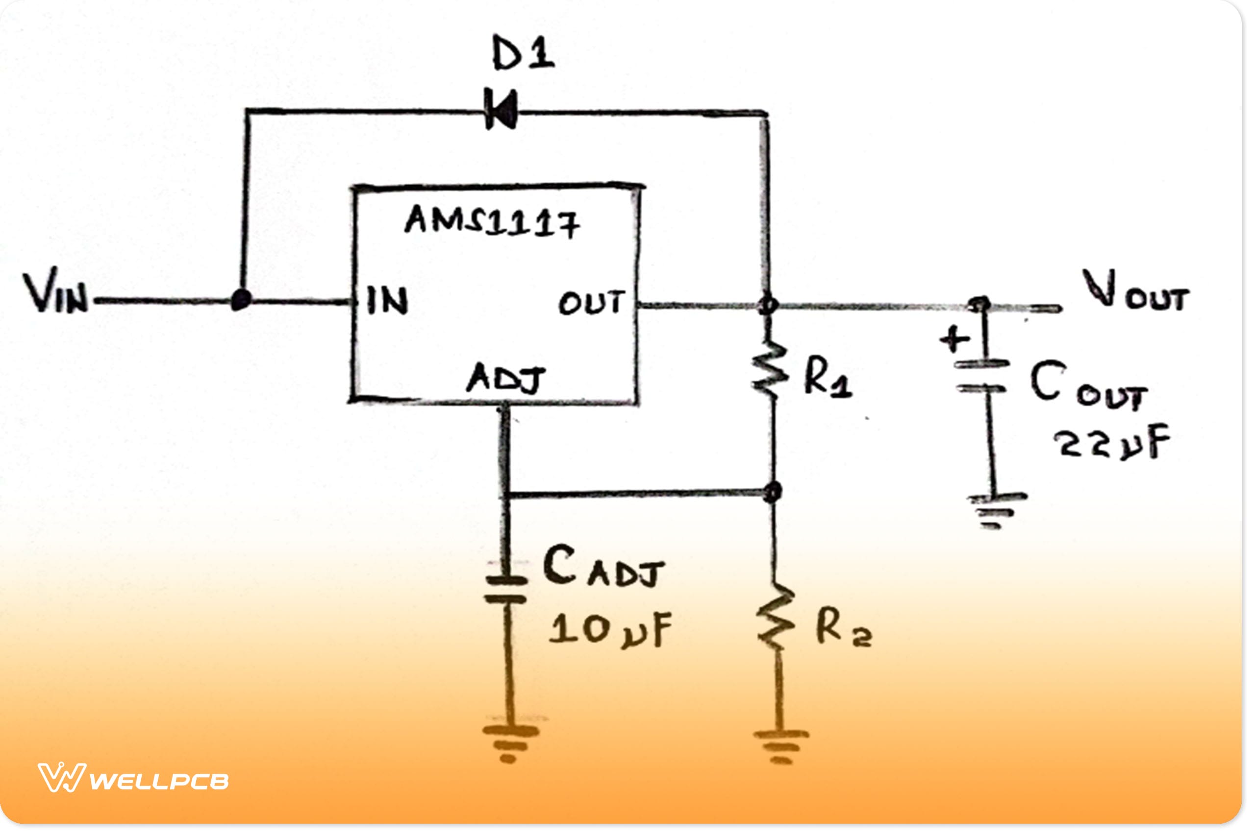 LM1117 Voltage Regulator Pinout, Connections & Circuit Guide