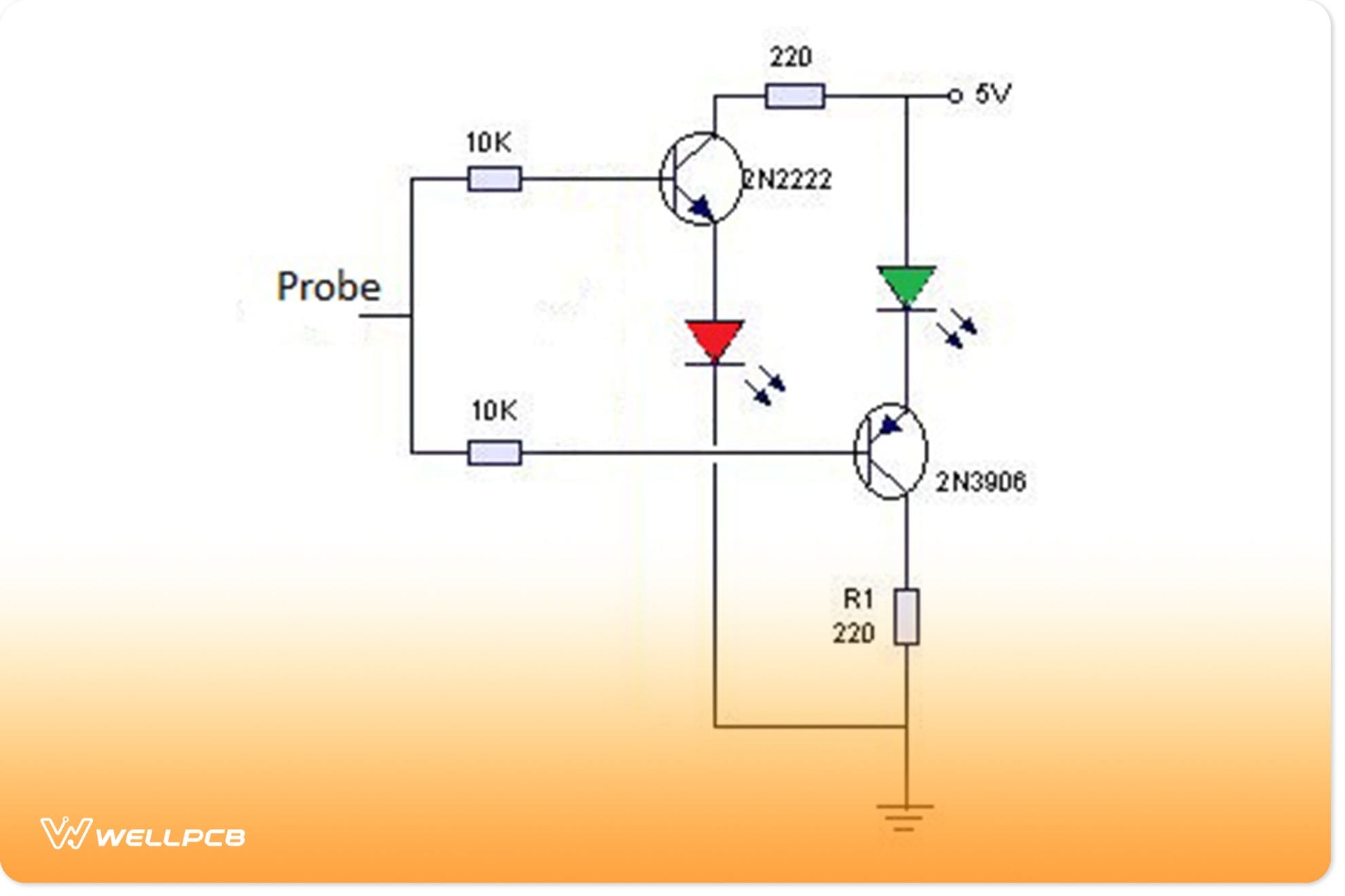 DIY Logic Probe Circuit | PCB Testing Tool
