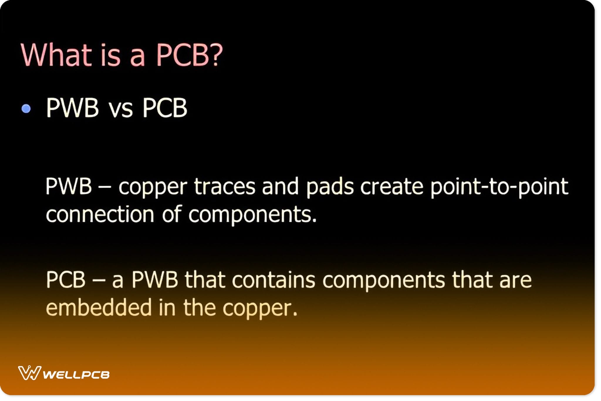 PCB vs PWB - Printed Circuit vs Wiring Board | Well PCB
